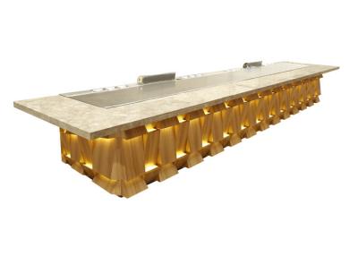 China Soup BBQ Grilling Mobile Teppanyaki Equipment Multifunction For Restaurant for sale