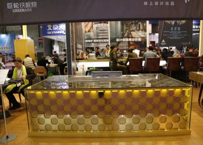 China Double Burners Japanese Restaurant Teppanyaki Grill Electricial Tube Induction for sale