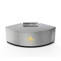 China Fan-shaped Teppanyaki Grill Table Custom Size 2300x990x800mm for sale