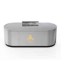 China Customizable Teppanyaki Grill Table with Optional Smoke Exhaust for sale