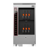 China Commercial Electric Fish Grill Machine Double-layer 6 Compartments for sale