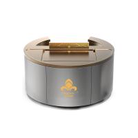China Round Copper Teppanyaki Table with Electric Heating for sale