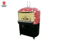 China Gas Heating Italian Pizza Oven Natural Lava Rock Ceramic Tiles Decorated for sale