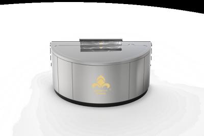 China Custom Electric Teppanyaki Grill Table with Optional Fume Purifier for sale