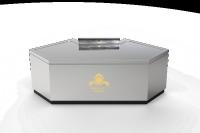 China Custom Teppanyaki Grill Table with Smoke Exhaust for Hotels Restaurants for sale