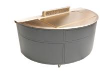 China Electric Teppanyaki Grill Cooktop Semi Circle Shape For Outdoor Barbecue for sale