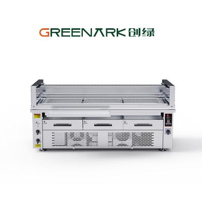 China Commercial Electric BBQ Grill 800°C High Heat 3-Zone Cooking for sale