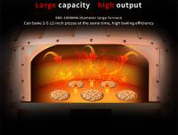 China Custom Pizza Oven 15kw with Volcanic Stone 500-600℃ for sale
