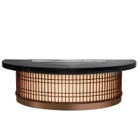 China Semi-Circular Teppanyaki Grill Table 1300x1000x800mm 8000W for sale