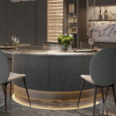 China Customized Hibachi Grill Table with 7/8 Seats 600x440mm Heating Area and 2 Years Warranty for sale
