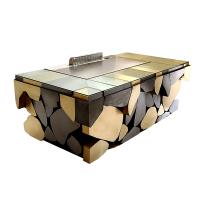China 7-10 Seats Commercial Teppanyaki Grill Table with 8000W Power and 220-240V/380V for Restaurants for sale