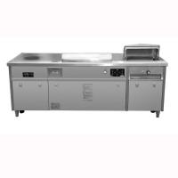 China Commercial Teppanyaki Grill Table with 360*360mm Heating Area Continuous Operation for 15 Hours and Three-in-one Multifunctional Design for sale