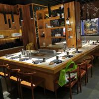 China Commercial Teppanyaki Grill Table with 220-240 V and 380 V Power Options in 2400x850x800mm Size for sale