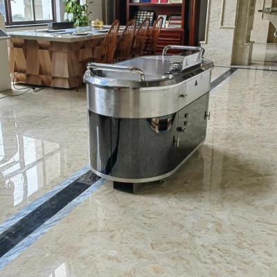 China 8KW Mobile Teppanyaki Grill Japanese  Electric Hibachi Griddle for Hotels / Restaurants for sale