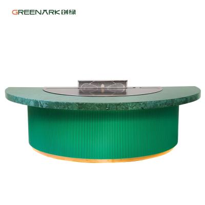 China High-Efficiency Teppanyaki Grill Table with 20mm Food-Grade Alloy Steel Countertop, Smart Heating & Triple Airflow System for sale