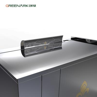 China Custom 20mm Thick Food-Grade Alloy Steel Teppanyaki Grill Table with 8000W Power and Triple Airflow System for sale