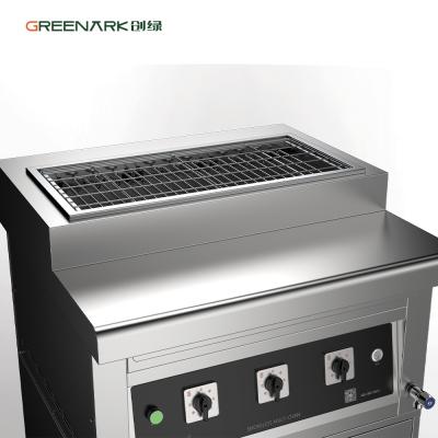 China Commercial Electric Barbecue Grill with 800°C Heating, Smoke Reduction, and Stainless Steel Construction for sale