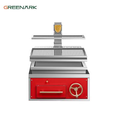 China Lift-Type Charcoal Grill with 304 Stainless Steel for Quick Sear and Slow Roast for sale