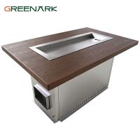 China Customizable Counter-Style Self-Service Teppanyaki Grill 1600mm 6KW 380V with Fume Purifier for sale