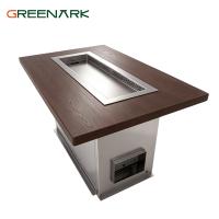 China Customizable Counter-Style Self-Service Teppanyaki Grill 1600mm 6KW 380V with Fume Purifier for sale