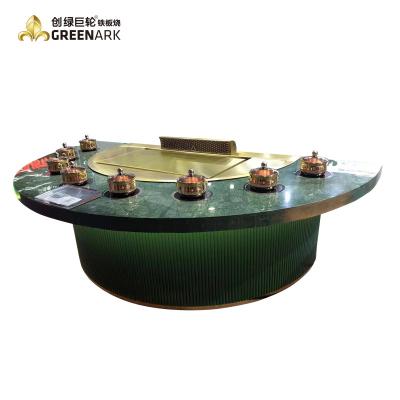 China Stainless Steel Electromagnetic Teppanyaki Hibachi Grill For Commercial Kitchen for sale