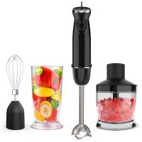 China Powerful DC Motor Hand Blender , Stainless steel Black Stick Blender 400W for sale