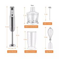 China 800W Portable Stick Blender With Stainless Steel Blades Easy Control for sale