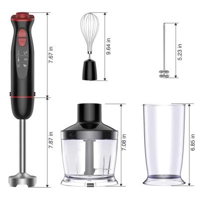 China Smart Stick Variable Speed Hand Blender 5 In 1 Color Customized for sale