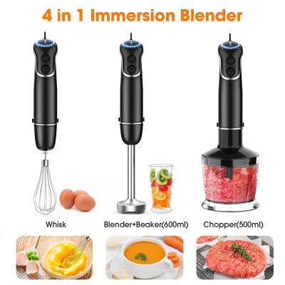 China BPA Free Portable Hand Blender 12 Speeds Handheld Mixer Blender for sale