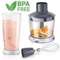 China 800 watts kitchen handheld variable speed multi-purpose immersionelectric hand stick blender for sale