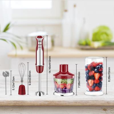 China 5-In-1 500W Portable Handheld Blender Stick BPA Free With 5 Accessories for sale
