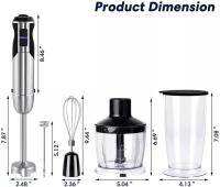 China Dainer 3 In 1 Handheld Food Blender , Powerful 800W Hand Soup Mixer for sale