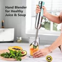 China 304 Stainless Steel Stick Blender 600W 4 in 1 Hand Blender for sale