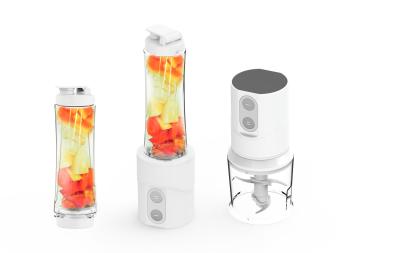 China Multiple Personal Smoothie Blender Two Speeds 2 In 1 Food Chopper With Powerful AC Motor for sale
