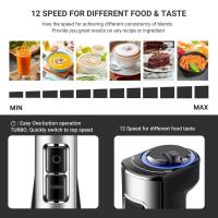 China Multifunctional Hand Blender manufacturer Food Mixer 12 Speeds For Chopping Blending for sale