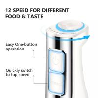 China Multifunctional Hand Blender manufacturer Food Mixer 12 Speeds For Chopping Blending for sale
