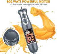 China 3 In 1 400W Immersion Stick Blender Multi Function With DC Motor for sale