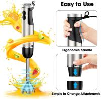 China Turbo Speed Stainless Steel Hand Held Blender With Two Release Button for sale