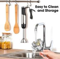 China Turbo Speed Stainless Steel Hand Held Blender With Two Release Button for sale