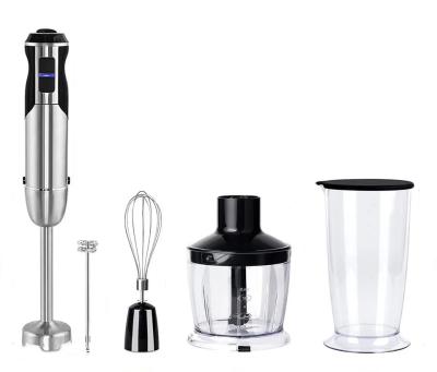 China 4 In 1 Powerful 800W Stainless Steel Stick Blender Variable 12 Speed for sale