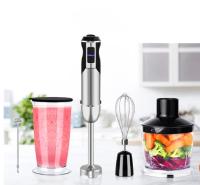 China 4 In 1 Powerful 800W Stainless Steel Stick Blender Variable 12 Speed for sale