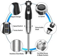 China Anti Splash Immersion Hand Blender Turbo Switch Detachable Shaft for sale