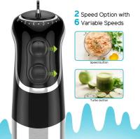 China 5 In 1 Stick Hand Blender Stainless steel Body With Variable Speeds for sale