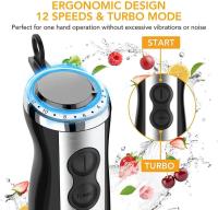 China 800W Pure Copper Motor Immersion Stick Blender Anti Splash Low Noise for sale