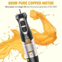 China 400W Immersion Stick Blender 3 In 1 Multi Function Two Speeds With Turbo 12 Speeds for sale