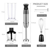China 4 Blades Stick Hand Blender 5 Attachments Included For Household for sale