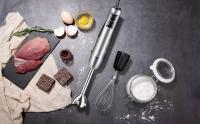 China 200W 2.2 Lbs High Speed Hand Blender With Stainless Steel Blades For Smoothies Soups Baby Food for sale