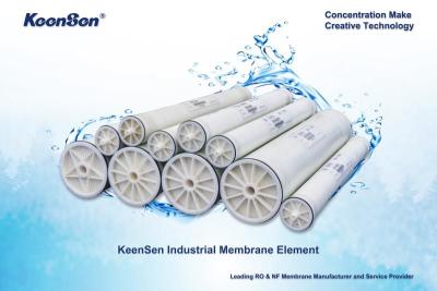 China Lightweight Polyamide RO Membrane Element For Brackish Water System for sale