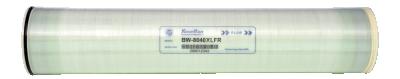 China High Rejection 400 Ft2 Polyamide Membrane Brackish Water Reverse Osmosis Systems for Industrial Water Treatment BW-8040XLFR for sale