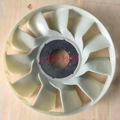 China 670mm Diameter Aluminum Material Energy Saving Fan Blade for Truck Automotive Cooling System for sale